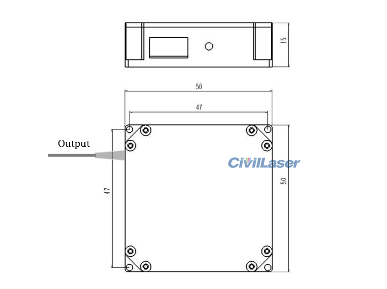C-band 10mW ASE Broadband Light Source in Micro Format with Single-mode ...