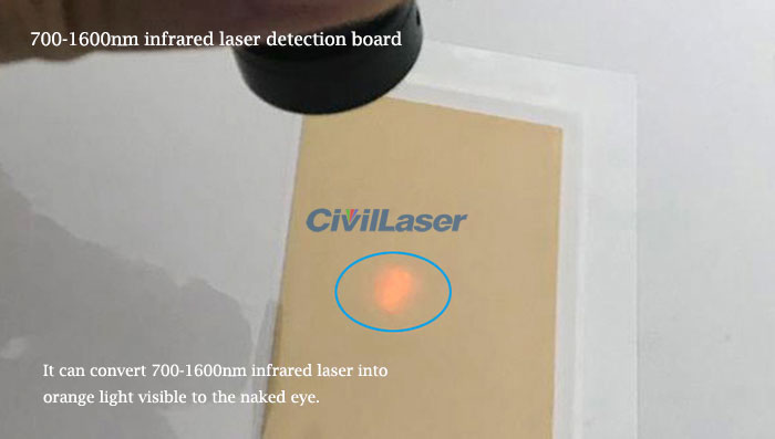 900-1600nm 700-1600nm 1064nm 10600nm Infrared Laser Detection Board ...