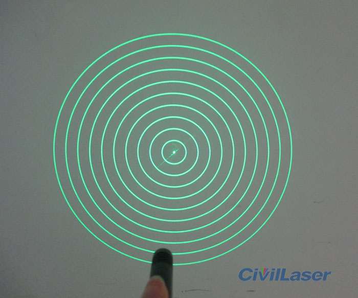 10 concentric circles laser module adjustable laser line width