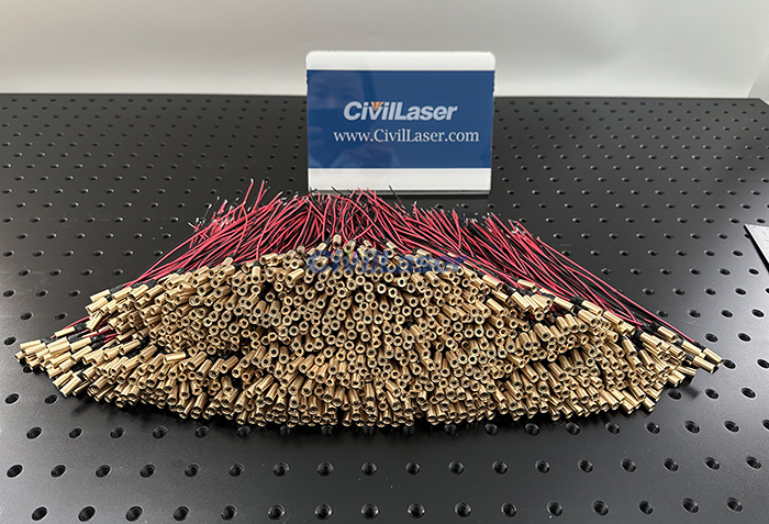 1000pcs 650nm 1mW 5mW Red Laser Diode Module Line Focus Adjustatble Φ6 ...