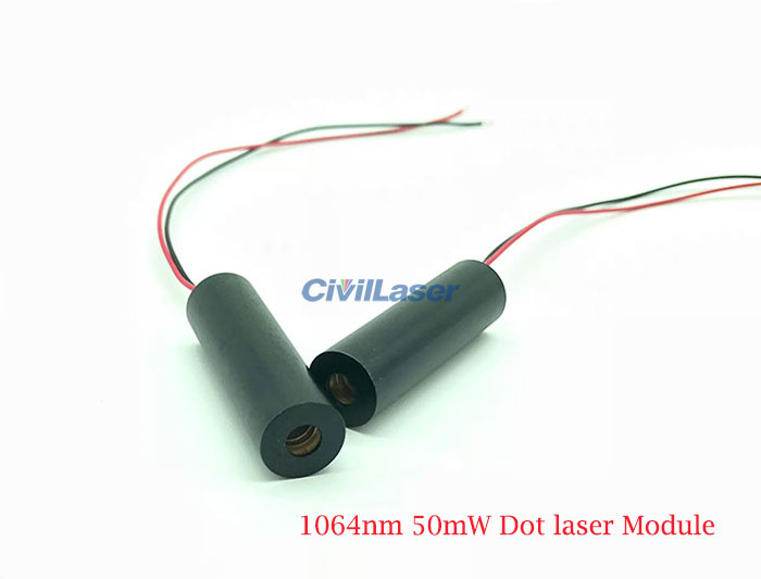 1064nm 50mW Laser Diode Module Dot IR Laser Φ12*40mm
