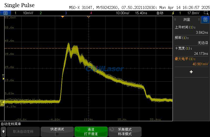 1064nm 10kW Peak Power High Power Nanosecond Pulse Fiber Laser Benchtop ...