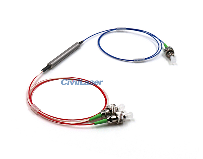 1x2 PM1310 PM1550 Polarization Maintaining Fiber Circulator Both Axis ...