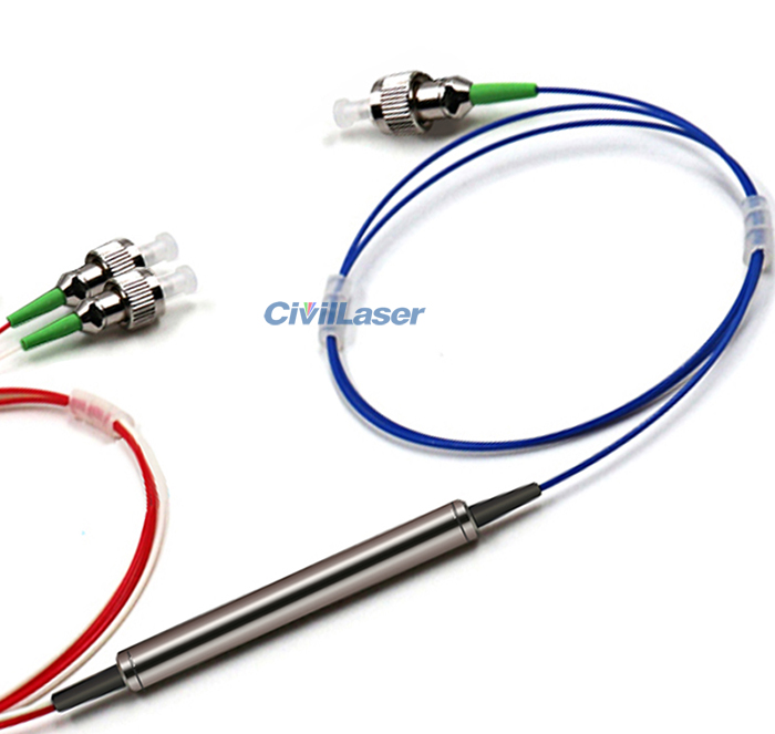 1x2 PM1310 PM1550 Polarization Maintaining Fiber Circulator Both Axis ...