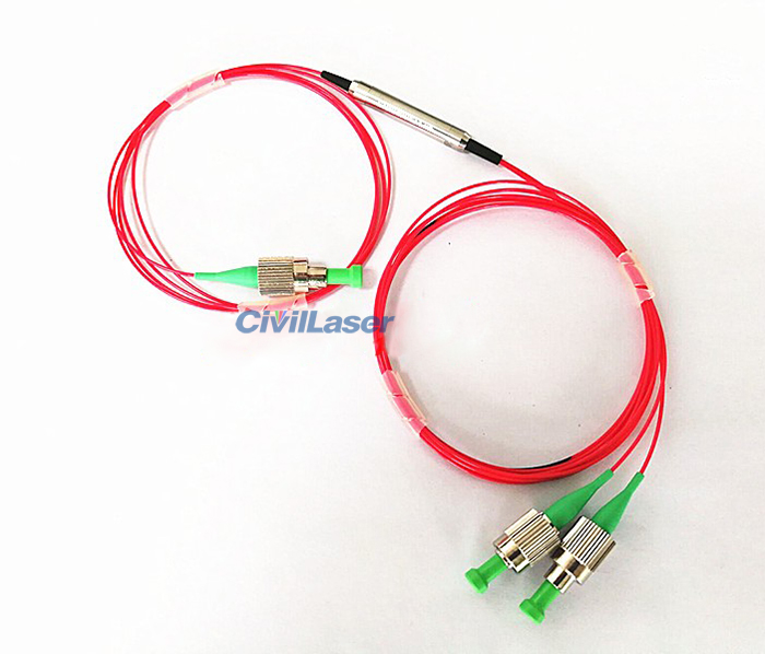 1X2 Polarization Maintaining Fiber Coupler 1310nm PM Filter Coupler FC ...