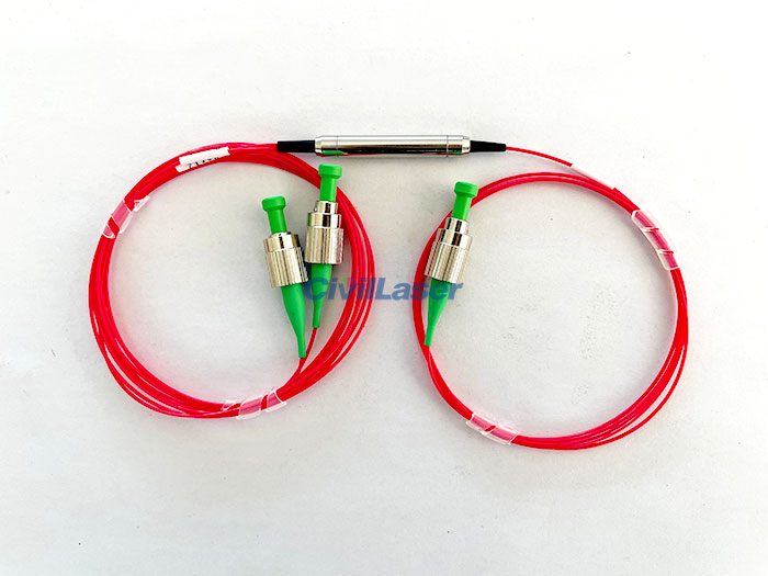1X2 Polarization Maintaining Fiber Coupler 1310nm PM Filter Coupler FC ...