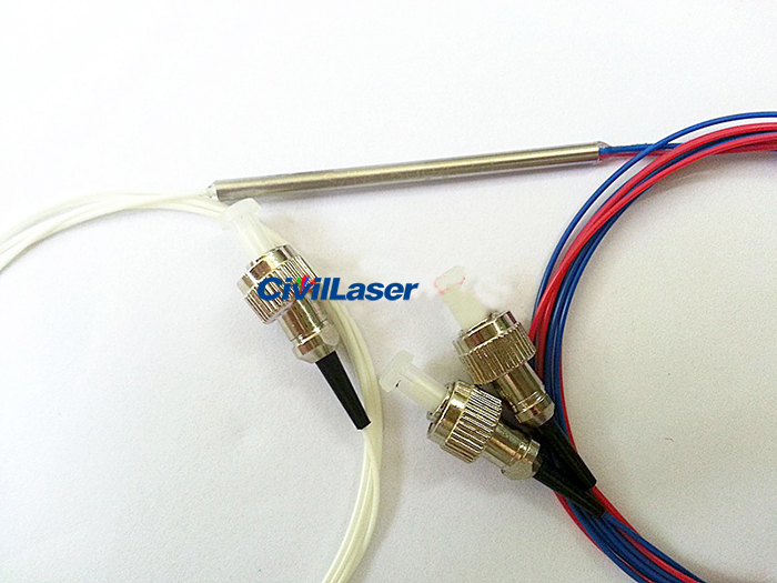 1X2 Fiber Optic Coupler Single Mode 1310nm/1550nm Coupler Optional ...