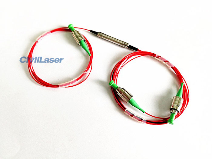 1x2 780nm 850nm PM Fiber Coupler Polarization Beam Splitter FC/APC Slow ...