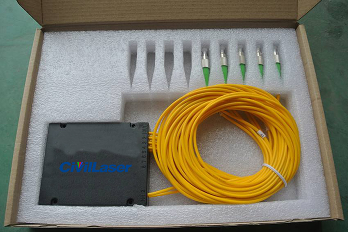 1X4 Polarization Maintaining Splitter 1310nm 1550nm PM1550 PM Fiber Coupler