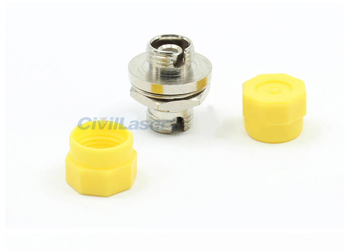 Large D FC Single mode Single Core Fiber Optic Adapter