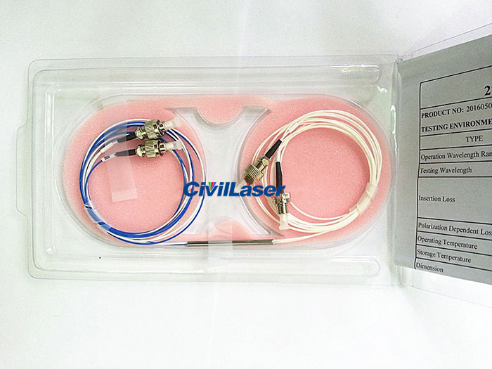 2X2 Fiber Optic Coupler 1310nm /1550nm Single Mode Double Window Fiber ...