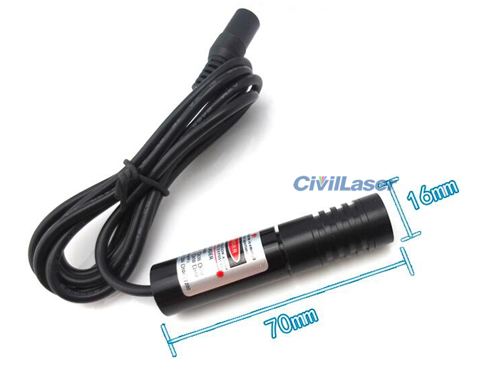 3.5° Red/Green/Blue Laser Module Circle with Center Point Focus Adjustable