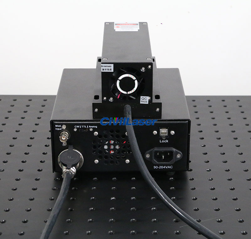 355nm 100mw Pulsed laser Peak Power 100W~2KW Ultra-violet laser