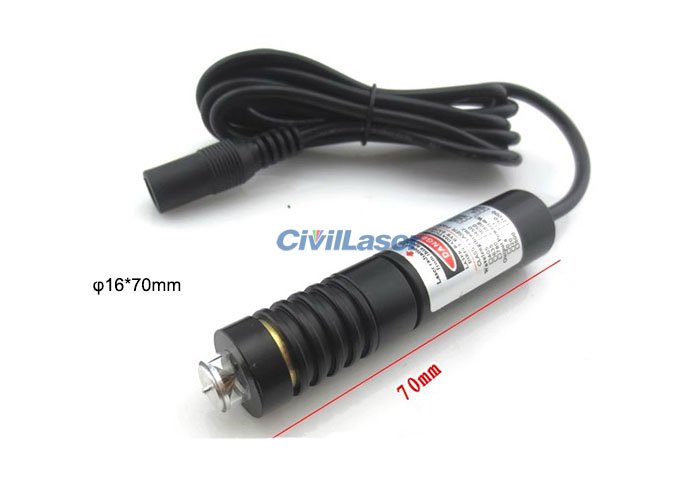 520nm 50mW 360° Multi-directional Red Laser Module Adjustable Line ...