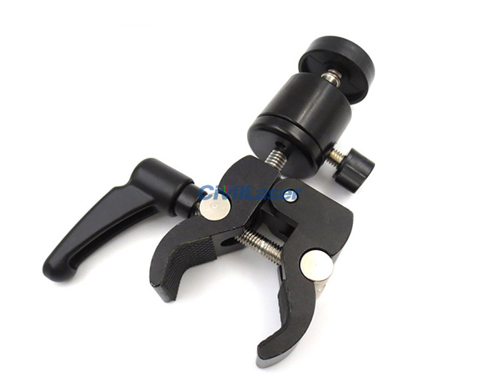 Universal bracket Ball Head Metal Clip 360° Rotating Shelf Laser Module ...