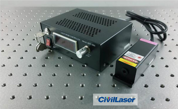 Short Wavelength Laser 375nm 50mW UV Laser CW and Modulation Together