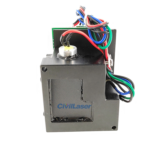 445nm/520nm/638nm RGB 3000mW Synthetic White Laser Module TTL Modulation