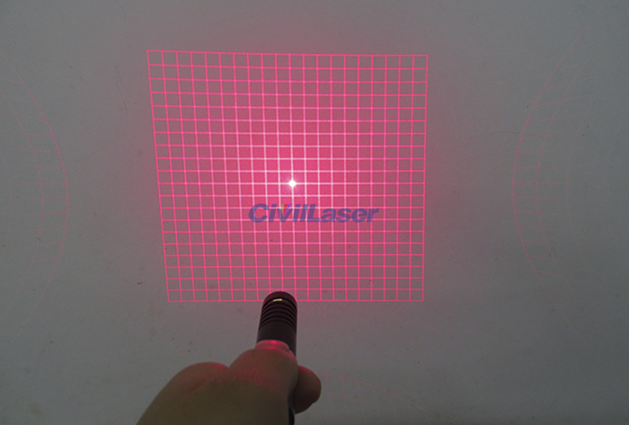 Red/Green/Blue 400 Squares Laser Module Grid 55.3° Divergence Angle