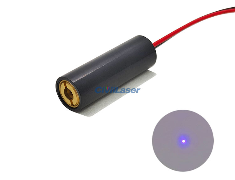 405nm 1mW~20mW Blue-violet Laser Module Dot Focus Adjustable Customizable
