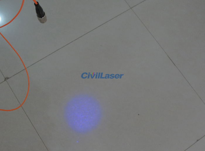 450nm 100mW Blue Laser Diode Module Dot 15mW Fiber Output Laser