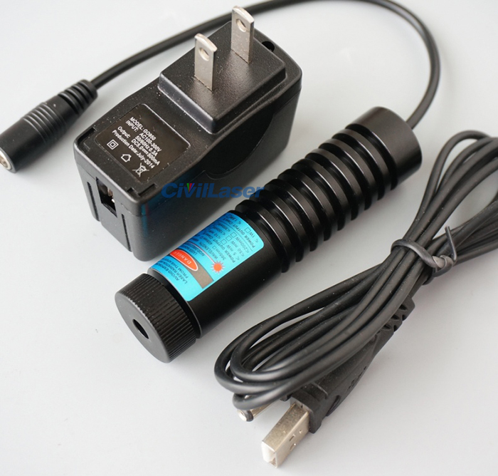 405nm 100~500mW Blue-violet Laser Diode Module Dot Focus Adjustable φ22 ...