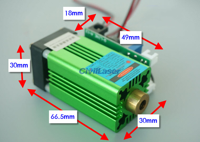 850nm 1000mW High Power Laser IR Invisible Laser Module UV Curing
