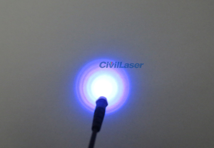 405nm 200mW Blue-violet Pigtailed Laser Diode 4μm SM Fiber