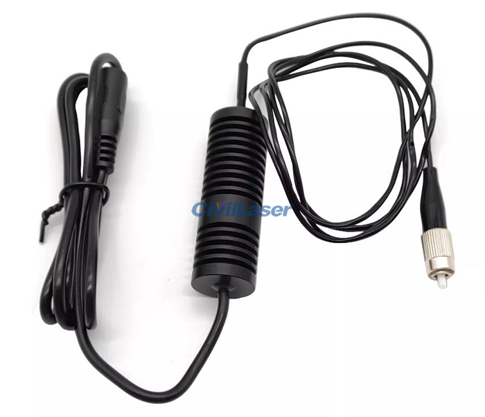 405nm 50mW 100mW 400mW Blue-violet MM Fiber Laser Module FC/PC