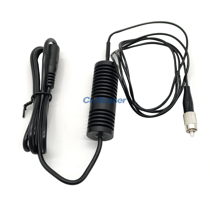 405nm 50mW~400mW Multimode Fiber Laser Module Blue-violet Laser Spot