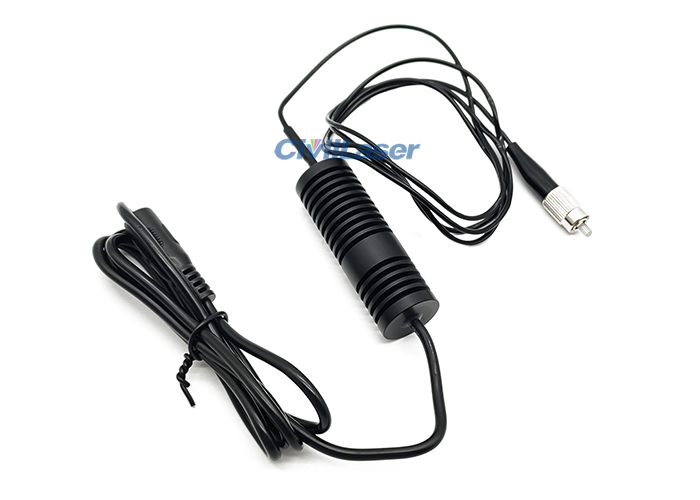 405nm 50mW~400mW Multimode Fiber Laser Module Blue-violet Laser Spot