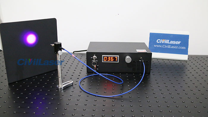 405nm 700mW Blue-violet Fiber Laser System All-in-one Model CW Laser