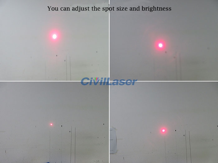 Diameter 40mm 650nm 100mW Red Parallel Light Laser Support customization
