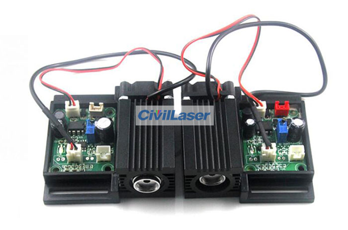 445nm 300mW Blue Laser Diode Modules Dot With 0~20KHz TTL Modulation