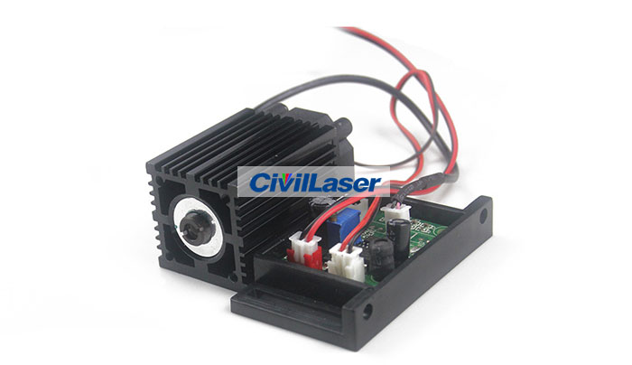 445nm 300mW Blue Laser Diode Modules Dot With 0~20KHz TTL Modulation