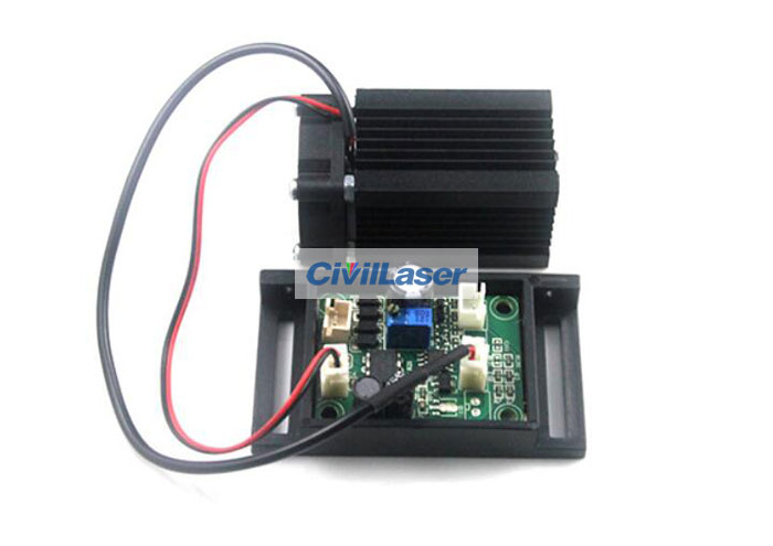 445nm 300mW Blue Laser Diode Modules Dot With 0~20KHz TTL Modulation