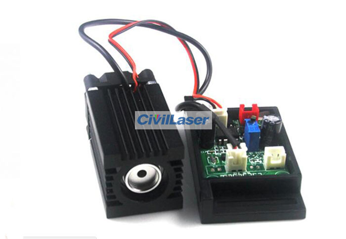 445nm 300mW Blue Laser Diode Modules Dot With 0~20KHz TTL Modulation