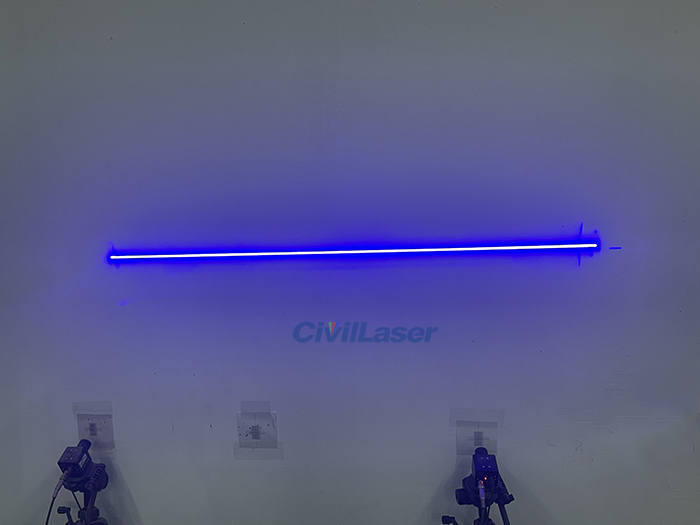 450nm 2500mW High Power Laser Module Line Powell Blue Uniform Line ...