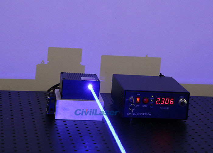 460nm 15W High Power Semiconductor Laser Blue Lab Laser Source