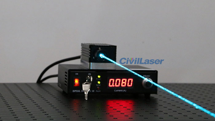 488nm 100mW Blue Laser Beam Semiconductor Laser Diode Laser