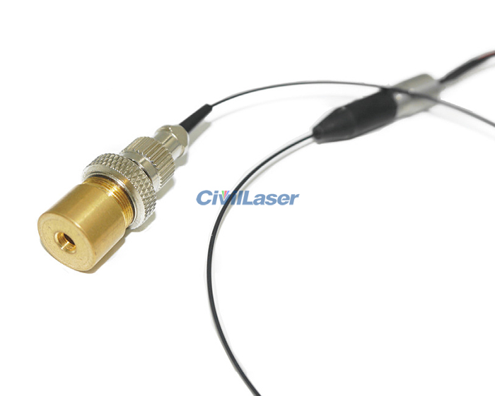 488nm 10mW 4μm Single-mode Pigtailed Laser Blue Fiber Coupled Laser Module