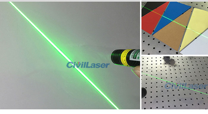 515nm 10mW 30mW Laser Module Dot Line Crosshair Green Laser Focus ...