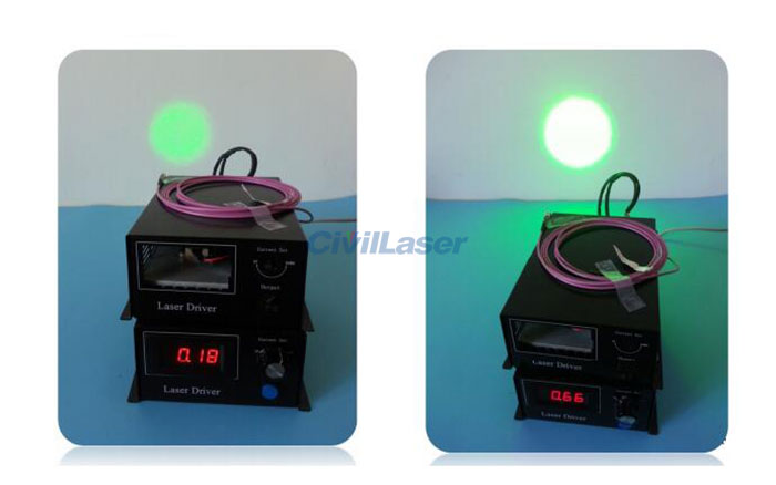 520nm 532nm 1~100W Green Fiber Coupled Laser System PC Control ...