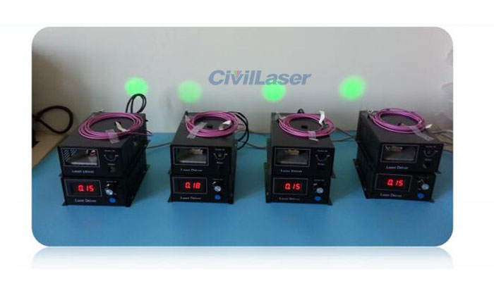 520nm 532nm 1~100W Green Fiber Coupled Laser System PC Control ...