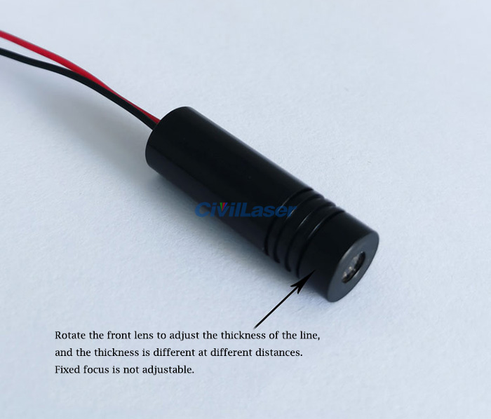 520nm 10mW Laser Diode Module Line Green Laser Positioner 12*40mm