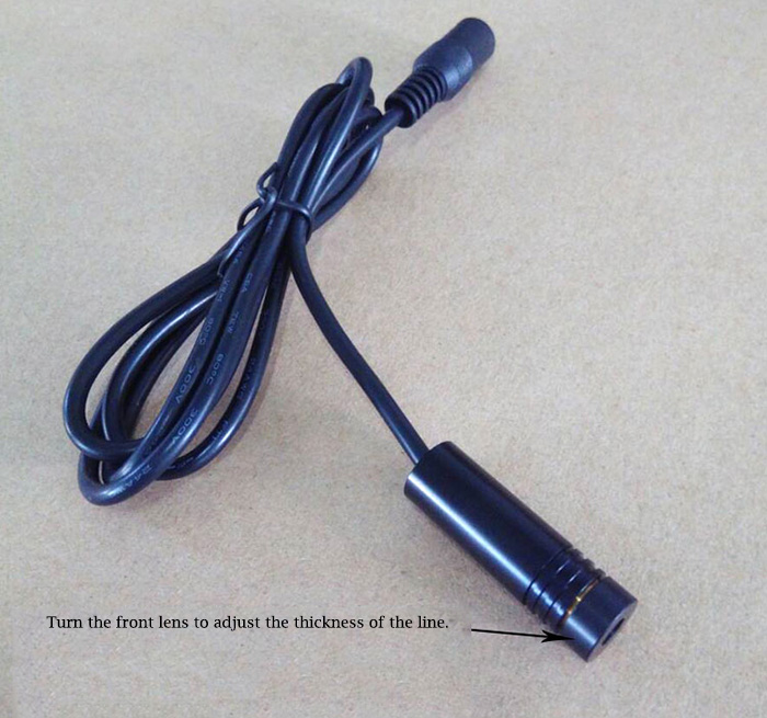 520nm 10mW Laser Diode Module Line Green Laser Positioner 12*40mm