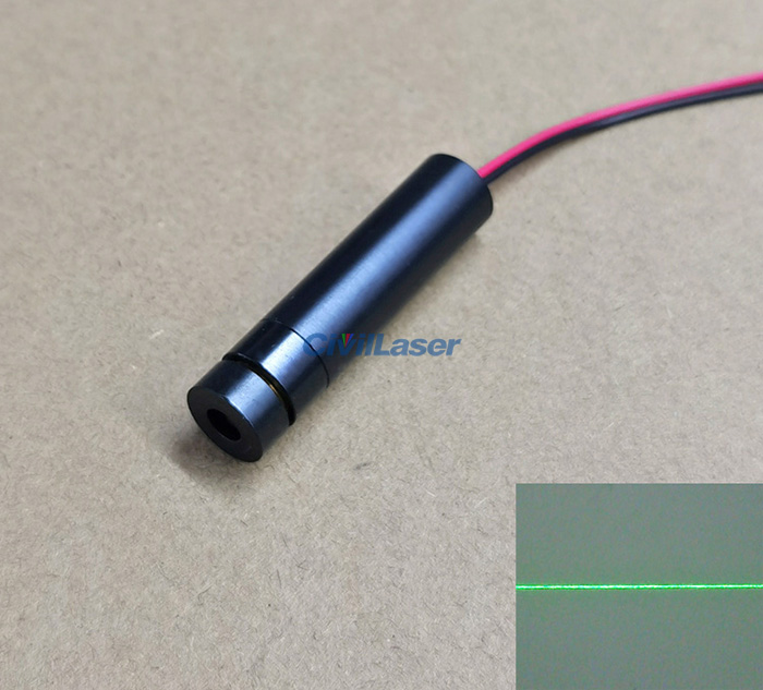 520nm 10mW Wide Voltage Green Laser Module Line For Cutting/Sweeping ...