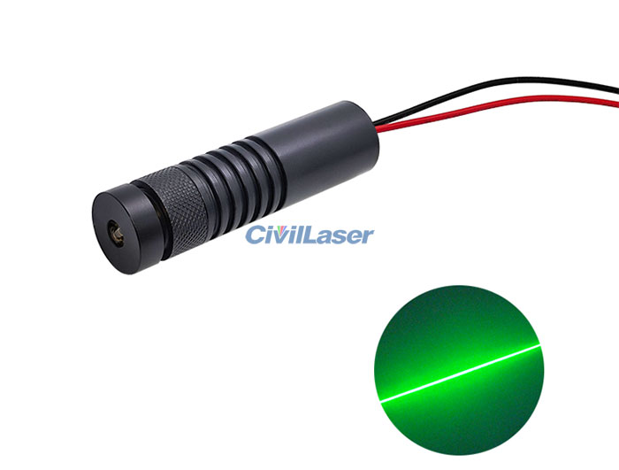 520nm 35mW Focus Adjustable Laser Module Green Line Laser Locator Φ16X60mm