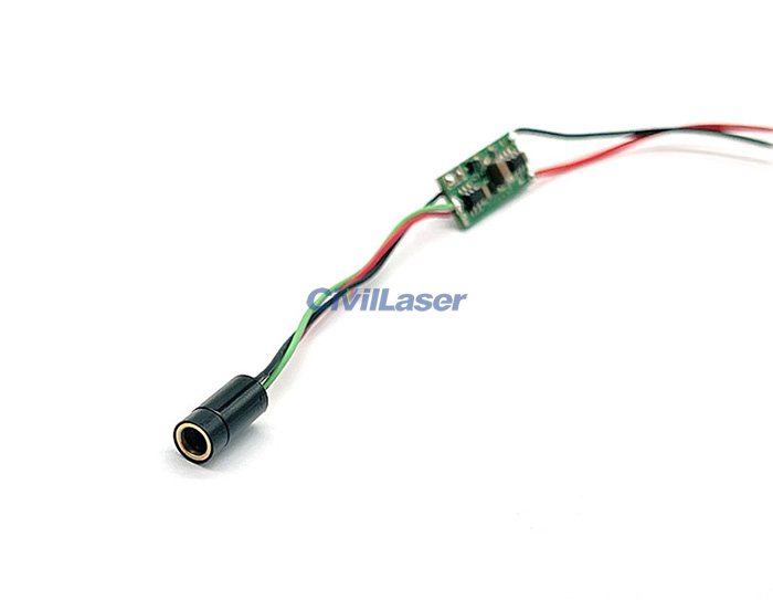 Ultra-Small Size Laser 520nm 5mW Green Laser Diode Module Dot Φ4.5x10mm