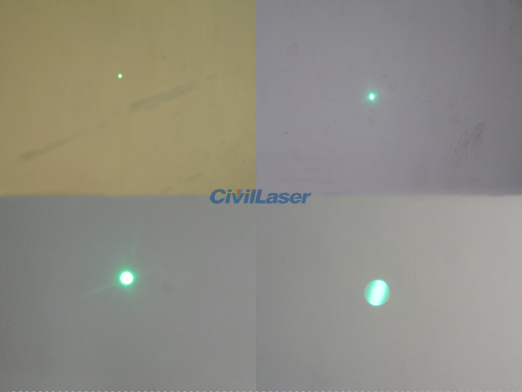 505nm 35mW Green Laser Module Dot Focus Adjustable with TTL Modulation ...