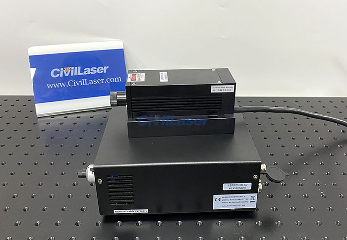 538nm 100mW Green DPSS Laser System For Scientific Research